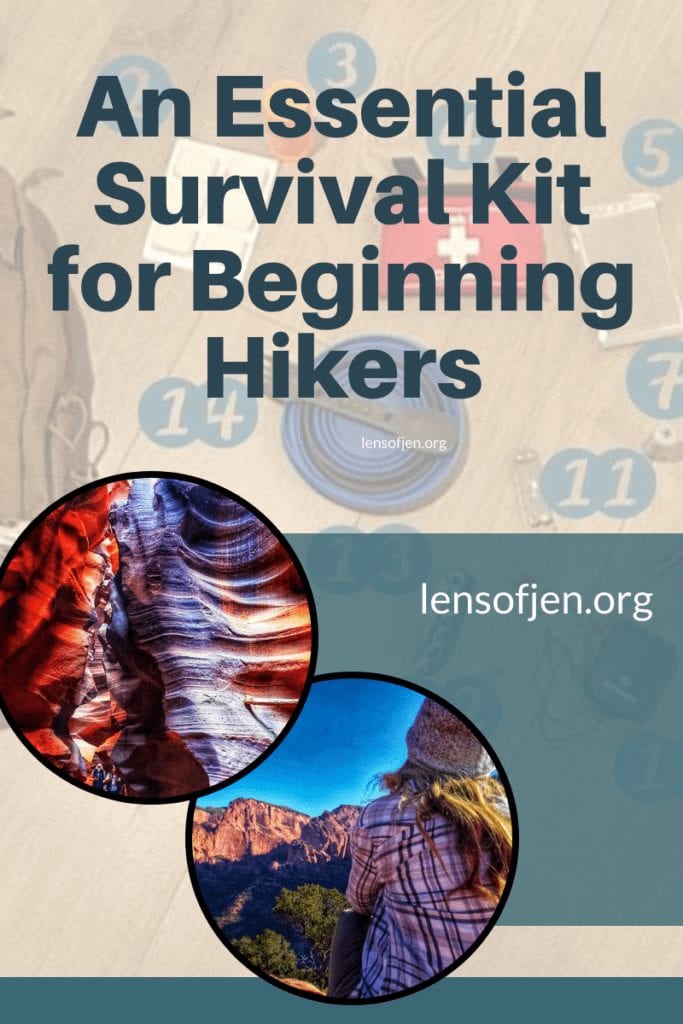 An Essential Survival Kit for Beginning Hikers | The Lens of Jen